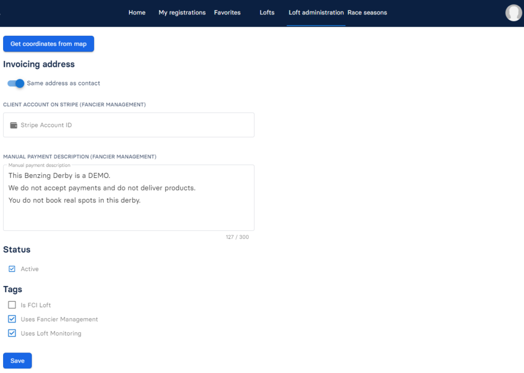 One Loft Races Premium – BENZING